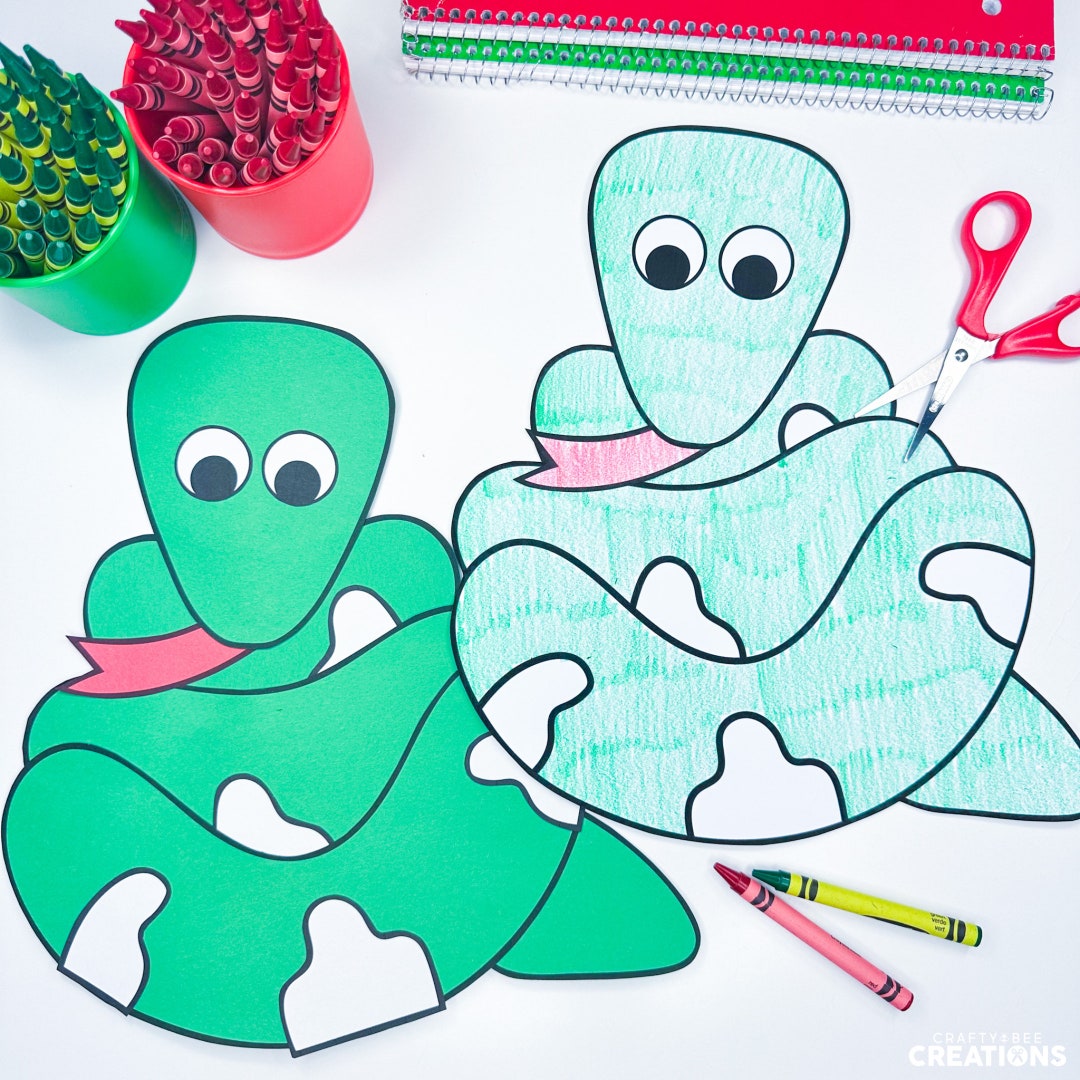 Tree Boa Snake Craft | Rainforest | Jungle | Zoo Animals Activities ...