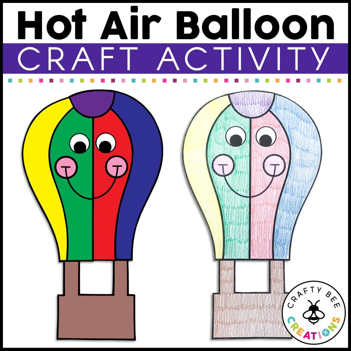Hot Air Balloon Craft for Kids | Transportation Crafts | Transportation ...