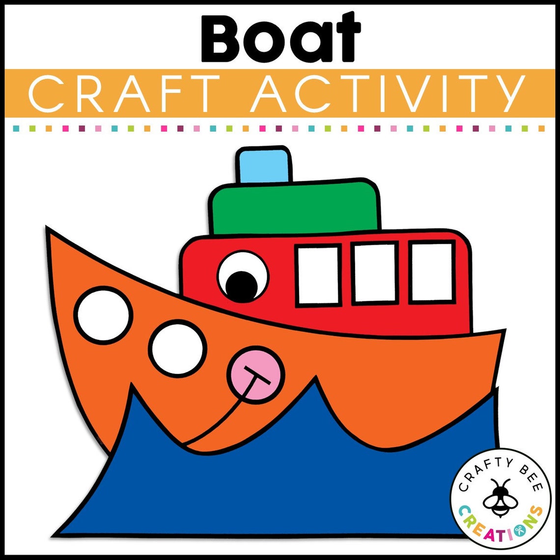 Boat Craft for Kids | Transportation Crafts | Transportation Activities ...