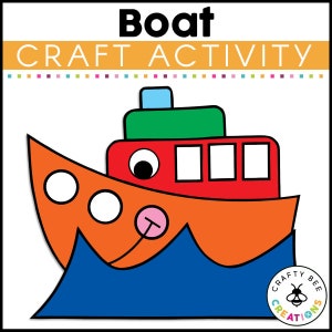 Boat Craft for Kids | Transportation Crafts | Transportation Activities ...
