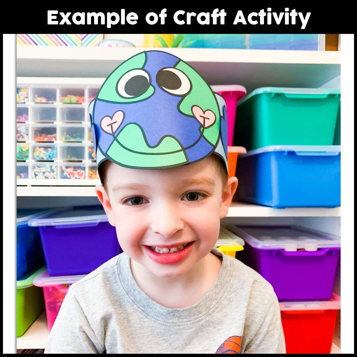 Earth Day Hat Craft for Kids Earth Day Activities I Can Save the Earth ...
