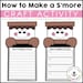 How to Make a Smore Craft | Camping Theme Activities | How to Writing ...
