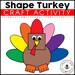 Turkey Craft | Shape Craft | Thanksgiving Craft | Turkey Activities ...