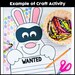 Easter Bunny Craft Template | Spring Writing Prompts | March Bulletin ...