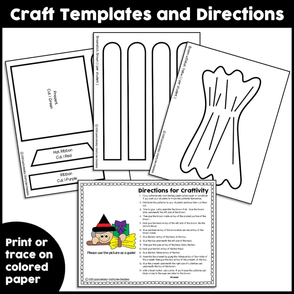 La Befana Craft | Holidays Around the World Craft | Christmas Around ...