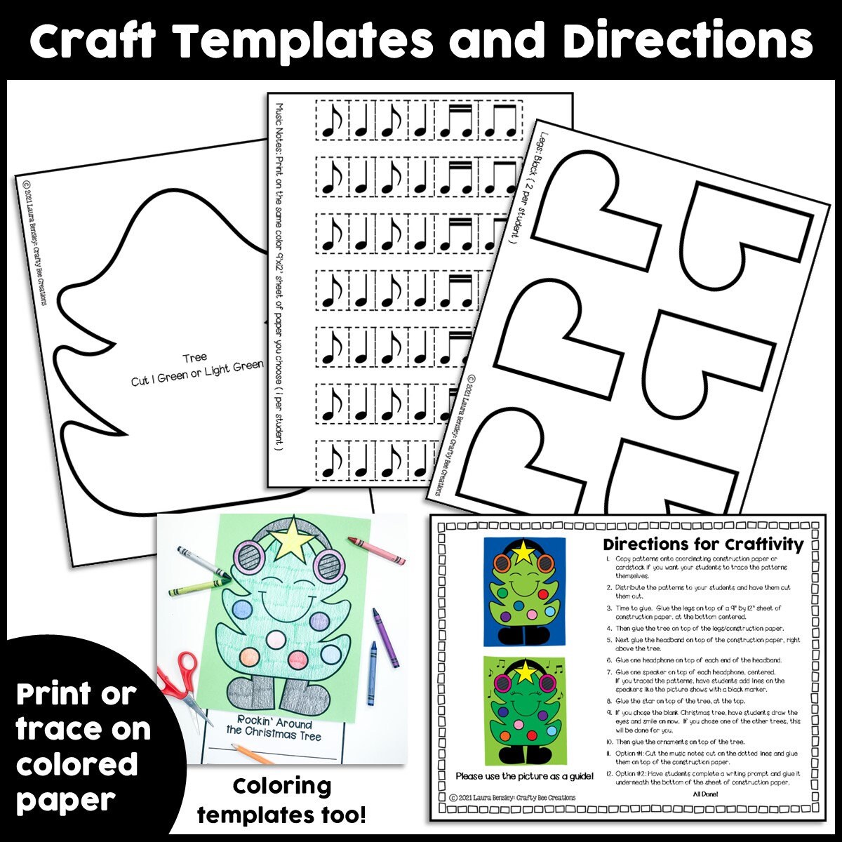 Christmas Tree Craft | How to Decorate a Christmas Tree Activity ...