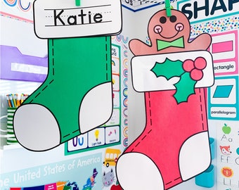 Santa Name Hat Craft | Santa Hat Template | Christmas Activities | Name ...