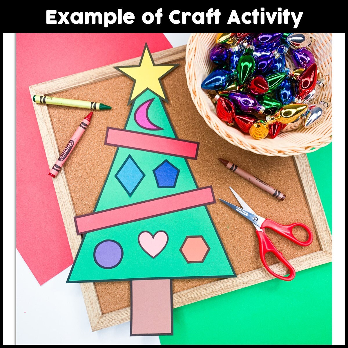 Christmas Tree Craft | Shape Christmas Tree Craft | Christmas Math ...