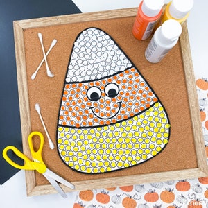 Fall Q Tip Painting Craft | Fine Motor Activities | Kindergarten ...