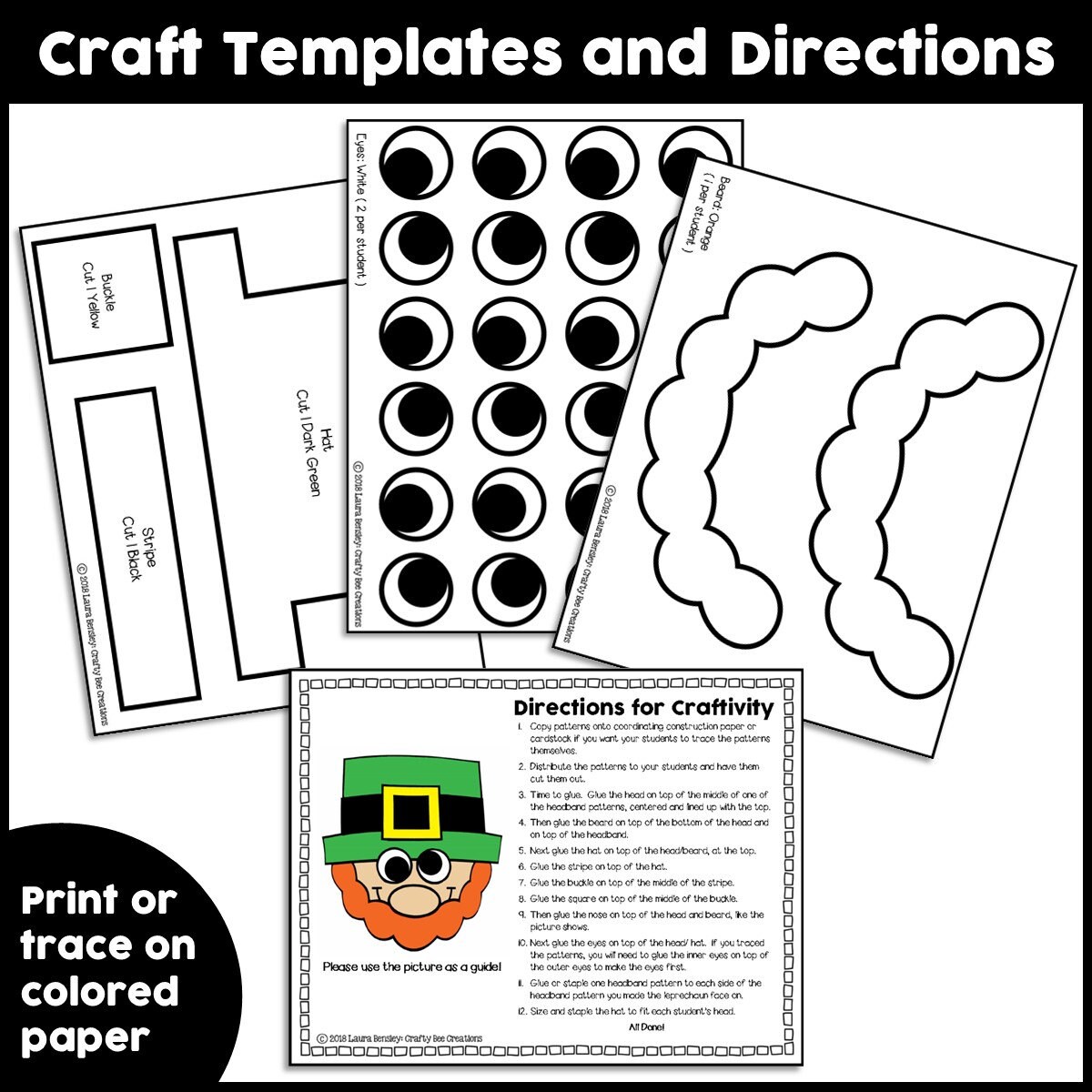 Leprechaun Hat Craft | St. Patrick's Day Activities | Leprechaun ...