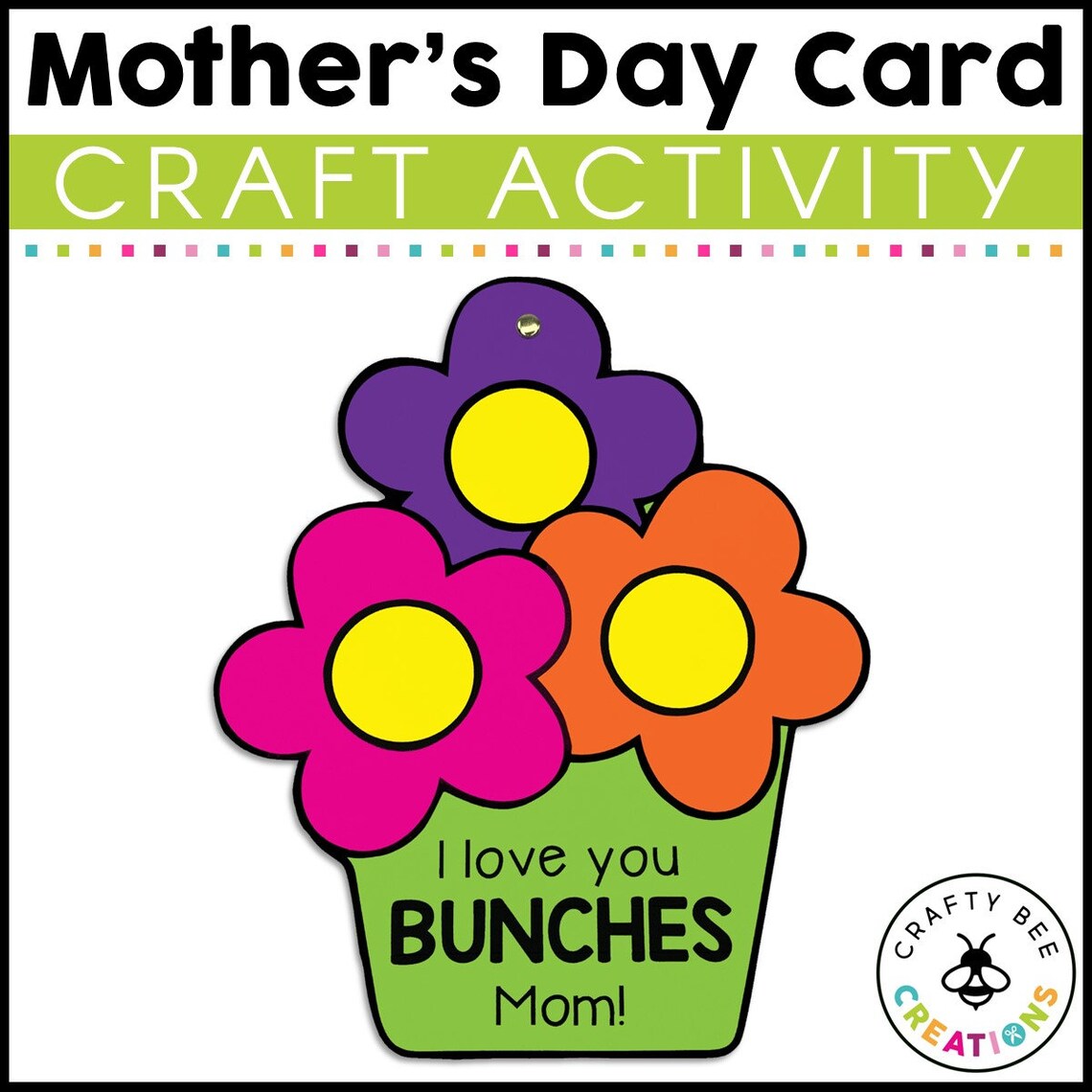 Mother's Day Craft Mother's Day Activities May Craft Card Craft ...