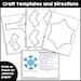 Snowflake Craft | How to Make a Snowflake Craft Template | Snowflake ...