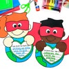 Tooth Hat Craft | Brushing Teeth Activities | Dental Health Month ...