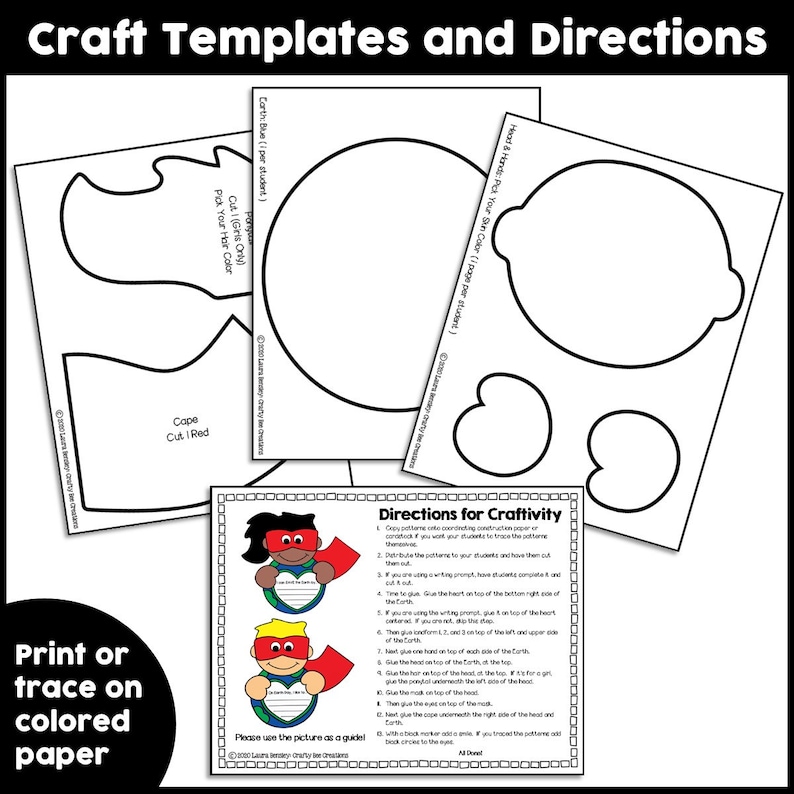 Earth Day Craft | Recycling Activity | Earth Day Activities | Save the ...