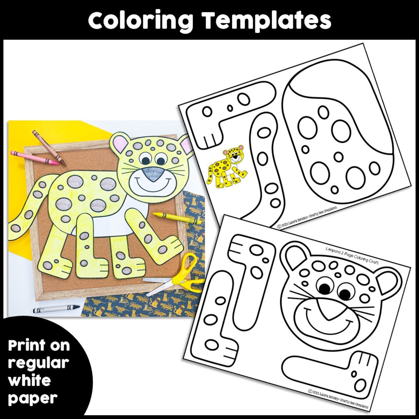 Leopard Craft | Cheetah Craft | Zoo Animal Activities | Jungle Animal ...