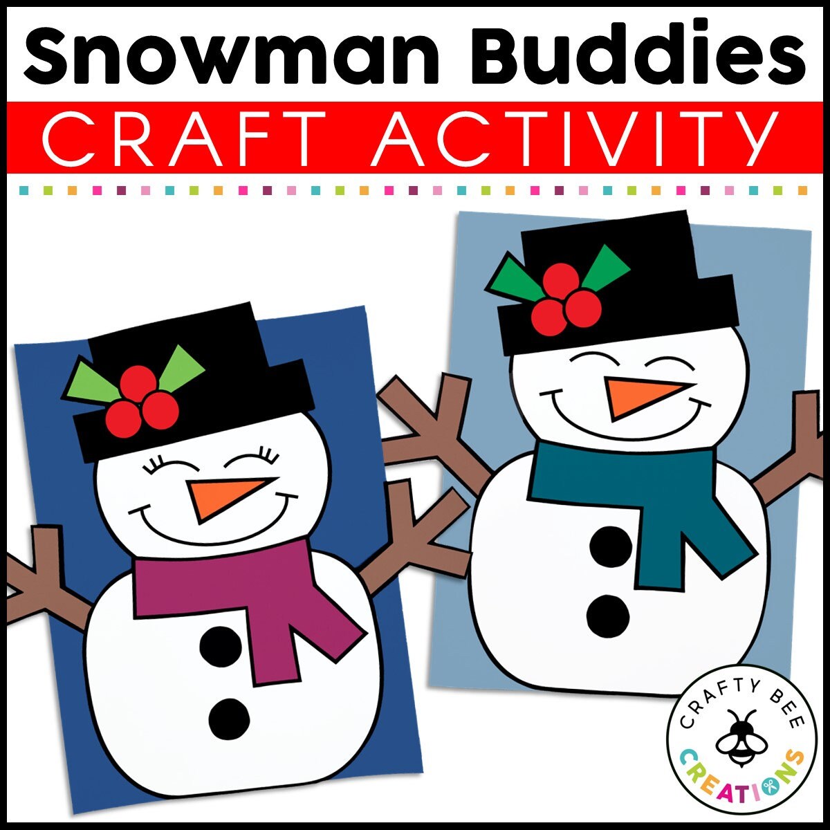 Snowman Craft | Build a Snowman | Snowmen at Night | Snowmen at ...