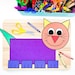 Shape Animal Craft Patterns | Cat Craft | Shape Activities | 2D Shapes ...