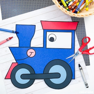 Train Craft for Kids | Transportation Crafts | Transportation ...