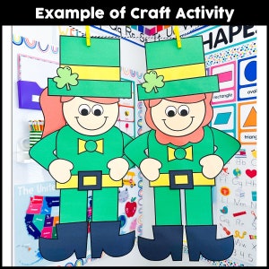 Leprechaun Craft | St Patricks Day | Kindergarten | March Bulletin ...