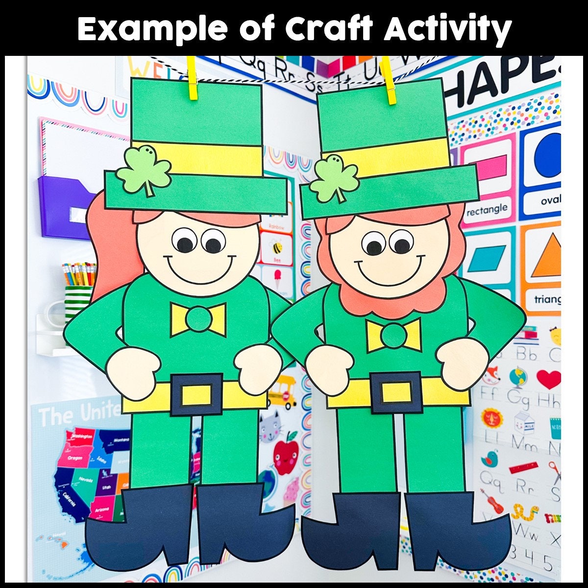 Leprechaun Craft | St Patricks Day | Kindergarten | March Bulletin ...