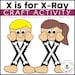 Letter X Craft Patterns | X-ray Craft | Alphabet Crafts | Uppercase ...