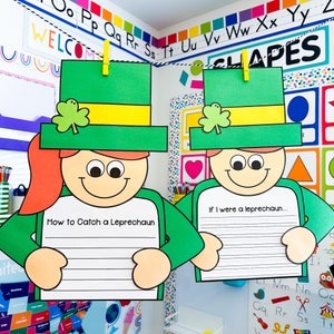 How to Catch a Leprechaun Craft Template | St Patricks Day Writing ...