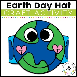 Earth Day Hat Craft for Kids | Earth Day Activities | I Can Save the ...