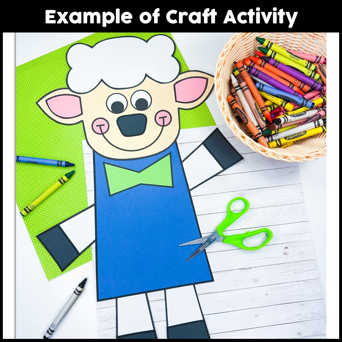Easter Lamb Craft Pattern | Sheep Craft Pattern | Farm Animal ...