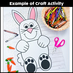 Easter Bunny Craft Template | Printable Spring Art Projects | Easter ...