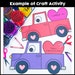 Valentines Day Truck Craft Patterns | Valentines Day Activities ...