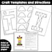 Letter I Craft Patterns | Ice Cream Craft | Alphabet Crafts | Uppercase ...