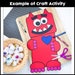 Love Monster Craft | Valentines Day Activity | Book Craft | October ...