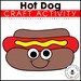 Hot Dog Craft Pattern | Camping Craft for Kids | Hot Dog Template ...