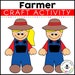 Farmer Craft for Kids | Farmer Template | Farmer Craft Patterns | Farm ...