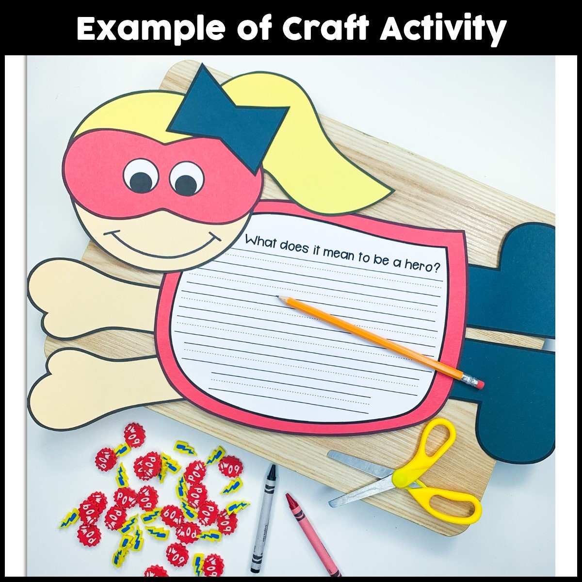 Superhero Craft | Super Hero Craftivity | Superhero Activities ...