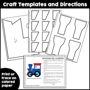 Train Craft for Kids | Transportation Crafts | Transportation ...