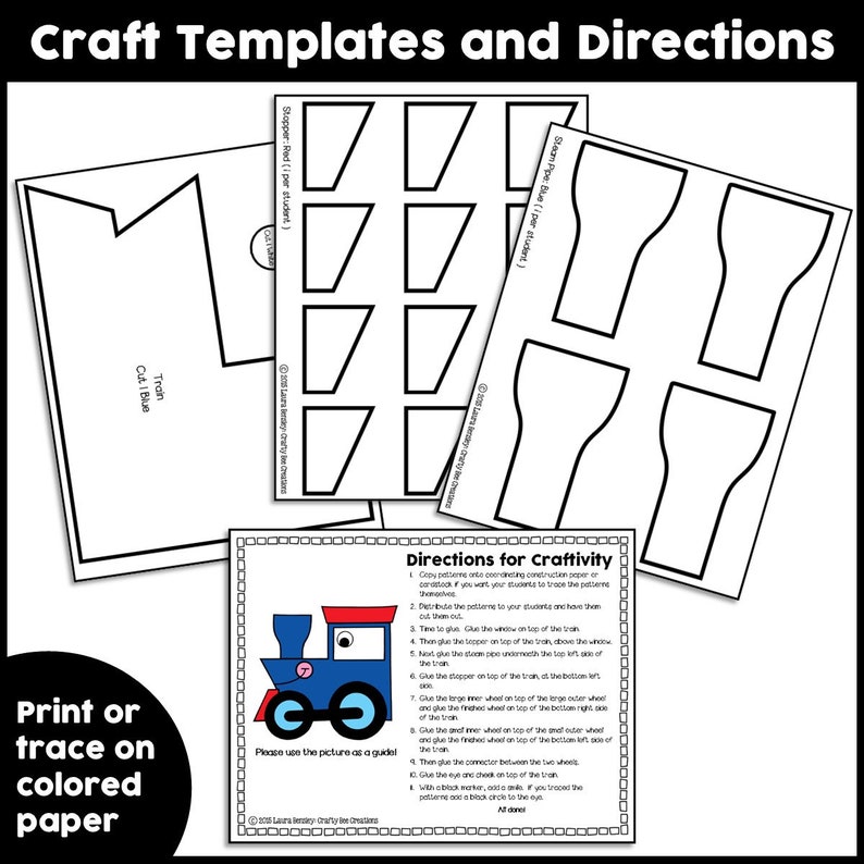 Train Craft for Kids | Transportation Crafts | Transportation ...