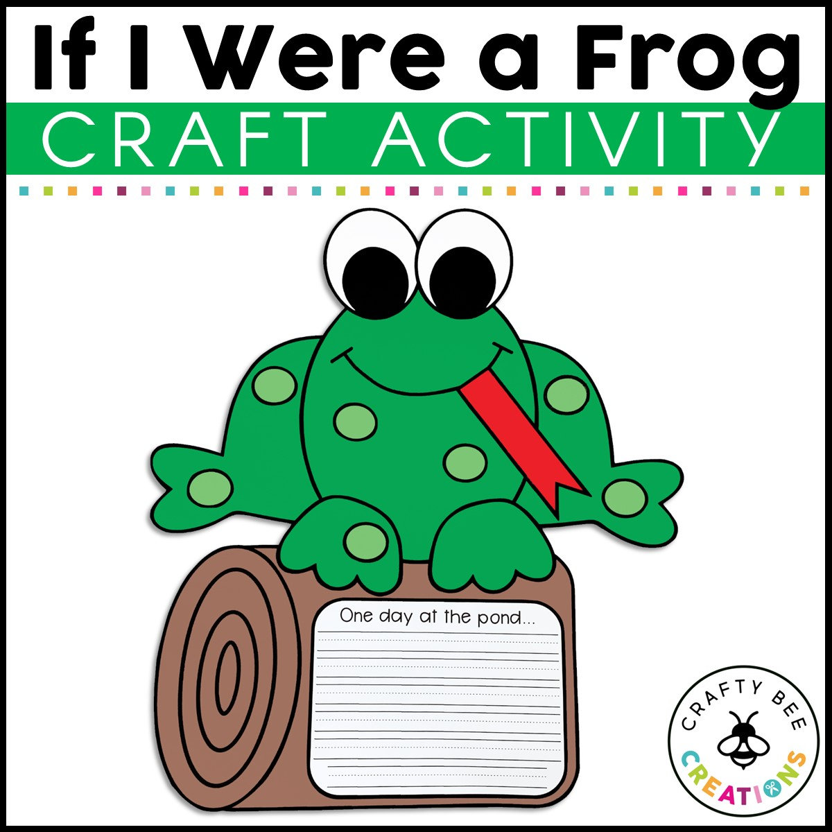 Frog Craft Patterns | Frog Life Cycle | Spring Activities | Spring ...