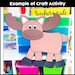 Moose Craft | Moose Activities | Forest Animal Crafts | Arctic Animal ...