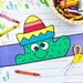 Cinco De May Cactus Hat Template Craft | Crown | Headband | Preschool ...