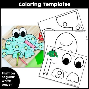 Frog Craft Patterns | Frog Life Cycle | Spring Activities | Spring ...