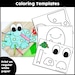 Frog Craft Patterns | Frog Life Cycle | Spring Activities | Spring ...