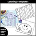 Jellyfish Craft Patterns | Ocean Animals Activity | Sea Life | Ocean ...