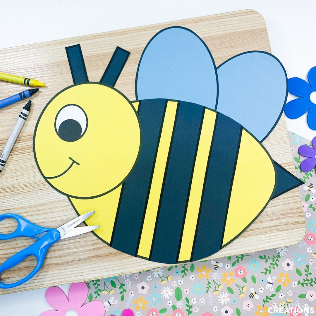Bee Craft Patterns | Spring Bulletin Board | Spring Activities | Spring ...