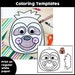 Sloth Craft Patterns | Zoo Animal Craft | Zoo Animal Activities ...