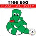 Tree Boa Snake Craft | Rainforest | Jungle | Zoo Animals Activities ...