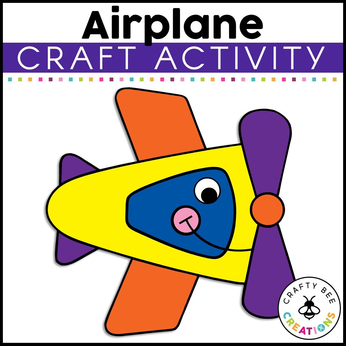 Airplane Craft for Kids | Transportation Crafts | Transportation ...