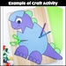 Dinosaur Craft for Kids | Dinosaur Template | Dinosaur Pattern ...