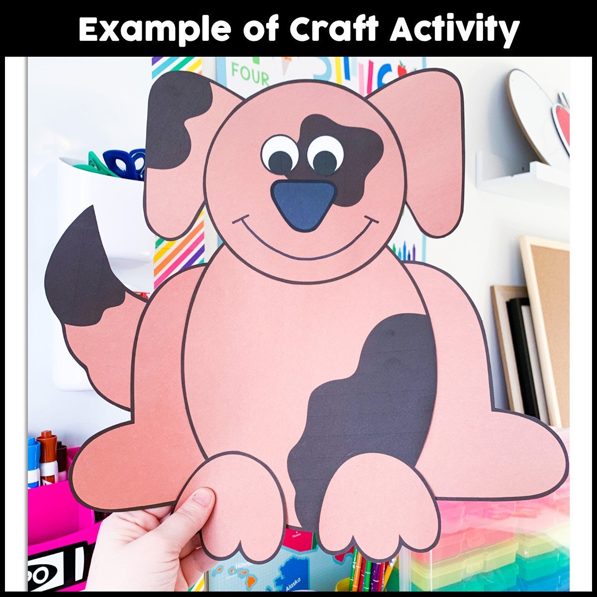 Dog Craft Patterns | Dog Craft for Kids | Dog Craft Template | Farm ...