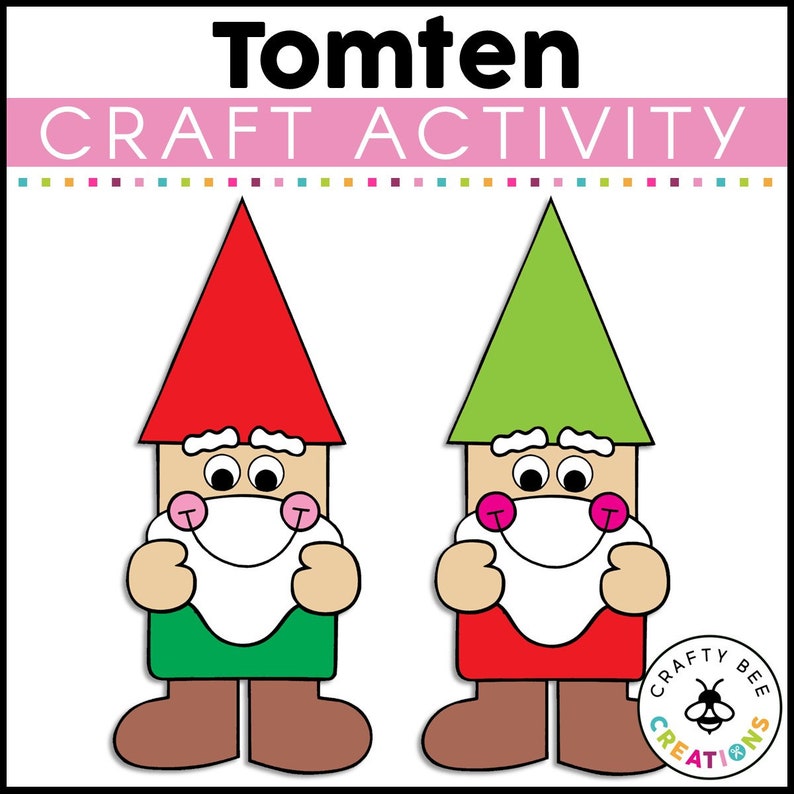 Tomten Craft | Holidays Around the World Craft | Christmas Around the ...